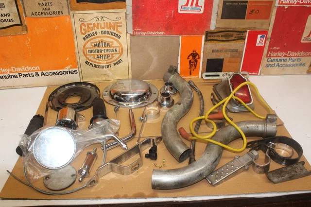 HARLEY KNUCKLEHEAD PANHEAD Shovelhead Parts Lot Potluck Chopper Bobber ...