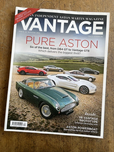 ASTON MARTIN VANTAGE Magazine Issue 16 DB4 GT GT8 £15.28 - PicClick UK