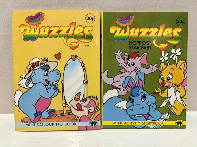 WUZZLES VINTAGE ACTIVITY Storybook And Coloring In Book 1980’s $13.27 ...