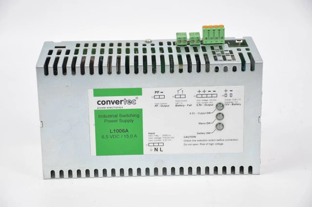 CONVERTEC POWER ELECTRONICS industrial switching power supply L1006A EUR 345,00 - PicClick DE