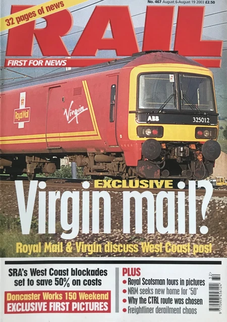 BACK ISSUE: RAIL magazine: No. 467: 2003-08: August: Ian Allen. £1.42 - PicClick UK
