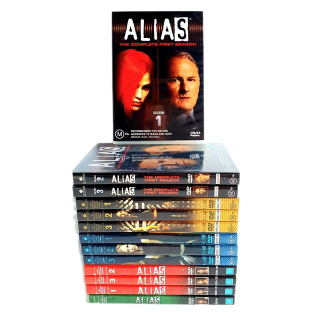 ALIAS | COMPLETE Series Seasons 1-5 DVD Spy Action Gift Set Jen Garner ...
