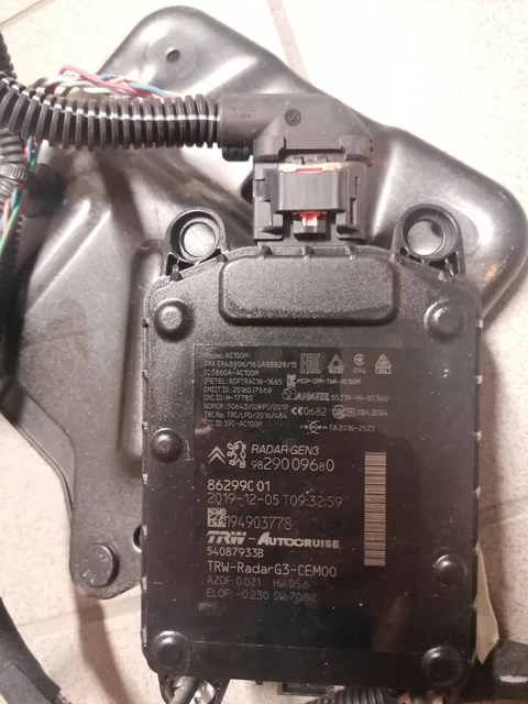 DISTRONIC CRUISE CONTROL radar distance sensor Citroen C5, C4 Picasso ...