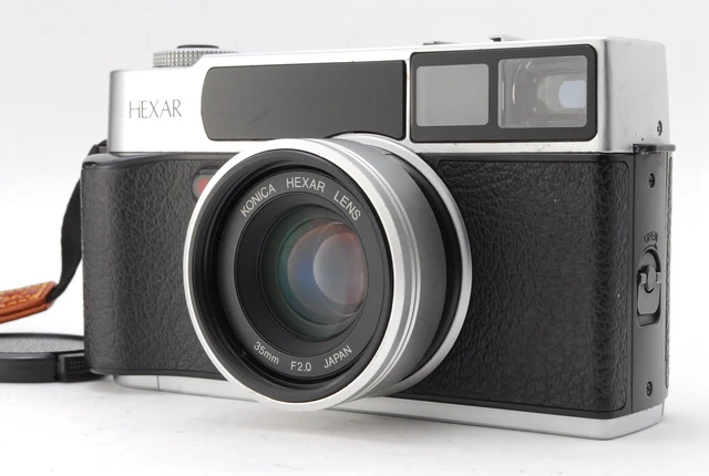 KONICA HEXAR 35MM AF Rangefinder Film Camera Silver with 35/2 Lens from ...