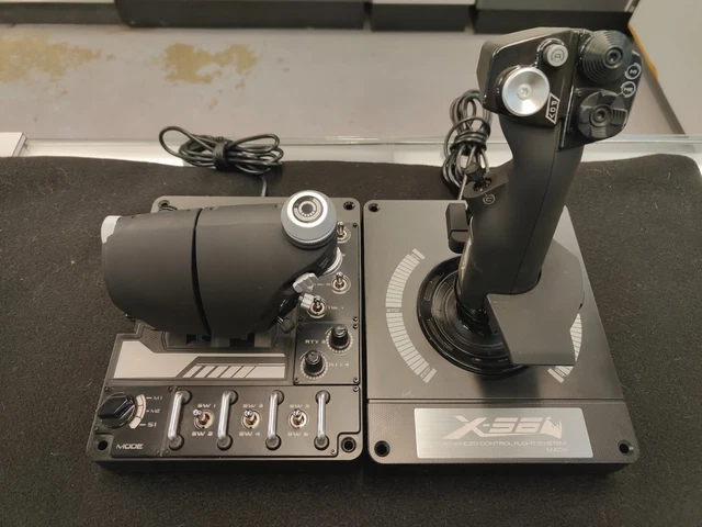 LOGITECH X56 H.O.T.A.S. RGB Throttle and Stick Simulation Controller ...