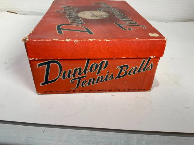 1937 DUNLOP VINTAGE Tennis Ball Box, holds balls £55.81 - PicClick UK
