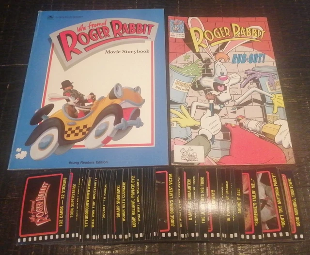 VINTAGE WHO FRAMED Roger Rabbit movie collection Card set Movie ...