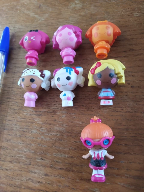 LOT DE 7 micro figurines Lalaloopsy la la loopsy mga série 2 sew ...