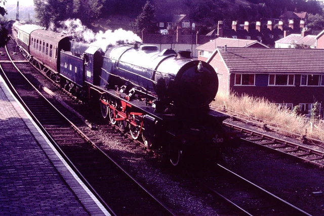 BRITISH RAIL STEAM Loco LNR 600 Railway Slide Ref 617 £4.99 - PicClick UK