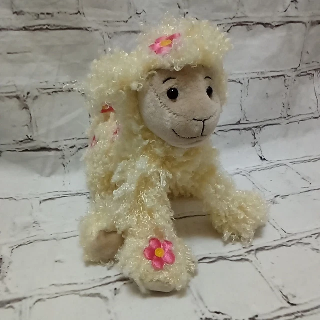 JELLYCAT LOLLOPY LAMB with Light Pink Flowers (J490) HTF Retired & Rare ...