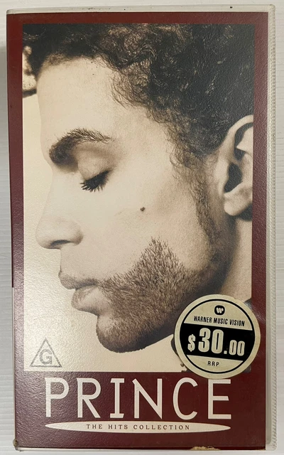 PRINCE THE HITS Collection VHS PAL Video Cassette Tape 1993 Small Clear ...