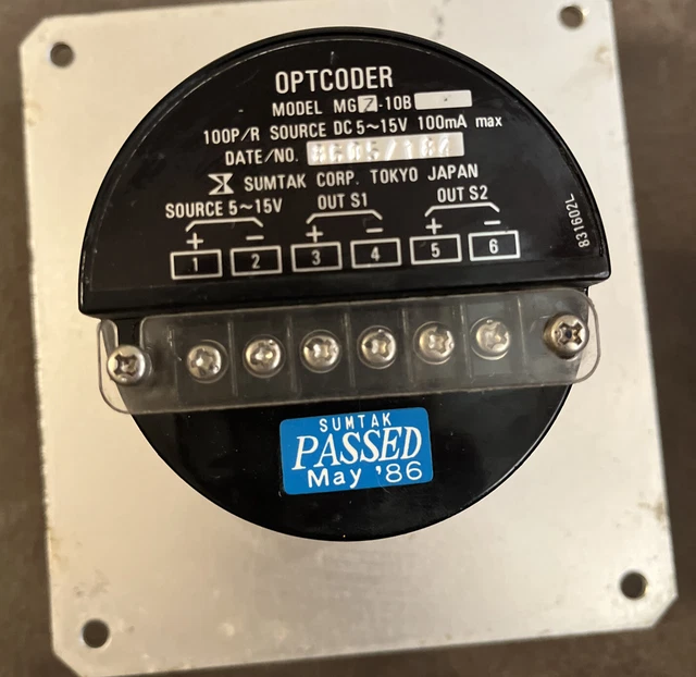 SUMTAK OPTCODER ENCODER MGZ-10B DC 5~15v $100.00 - PicClick