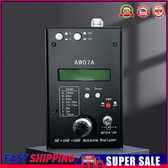 HF +UV ANTENNA Analyzer HF/VHF/UHF AW07A Spectrum Analyzers 160M ...