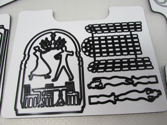PAPER CRAFT CUTTING Dies Bundle in Art Box Case with Magnetic Sheets ...