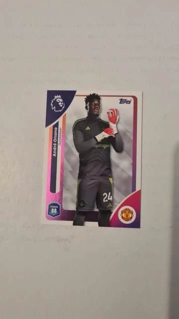 TOPPS PREMIER LEAGUE 2026 - Andre Onana Manchester United Base Card £1. ...