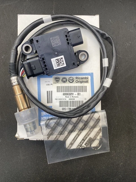 SENSORE PARTICOLATO GAS Scarico Originale Fiat 500X Renegade Compass ...