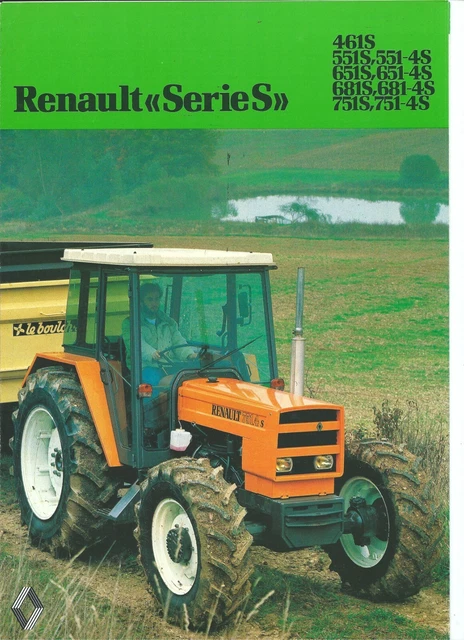 PROSPECTUS TRACTEUR RENAULT Agriculture Tracteurs série S année différente 1985 EUR 5,98 ...