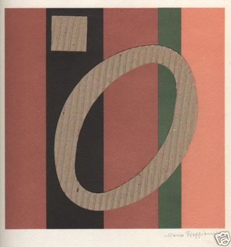 ARTE MODERNA_REGGIANI_BELLA GRAFICA Con Collage_Firmata_Da Collezione_D ...