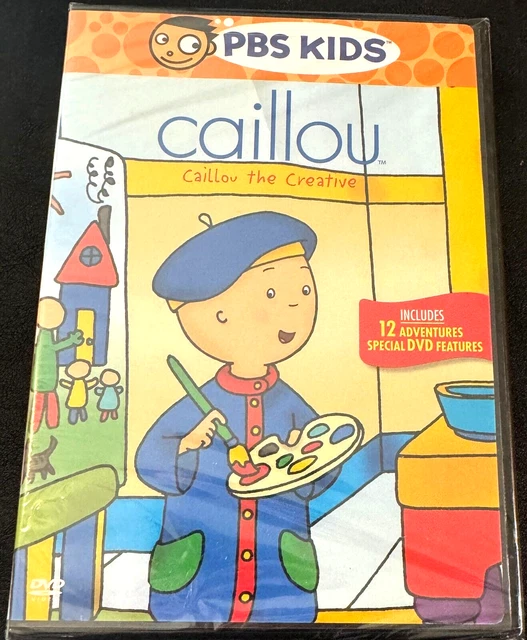 CAILLOU - CAILLOU the Creative (DVD, 2007) - PBS Kids - RARE Unopened ...