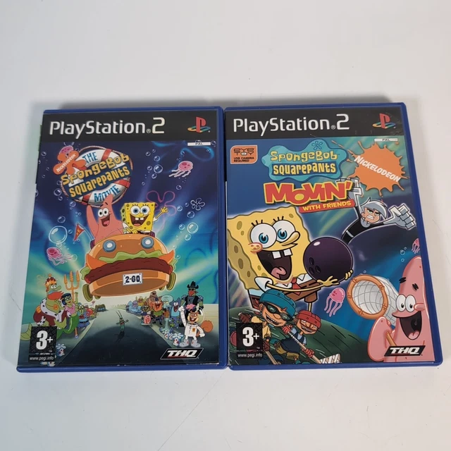 SPONGEBOB SQUAREPANTS MOVIE & W Friends Playstation PS2 Video Game ...