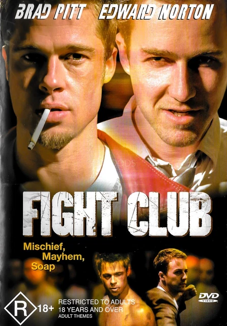 FIGHT CLUB- BRAD Pitt Edward Norton - Rare DVD Aus Stock New Region 4 ...