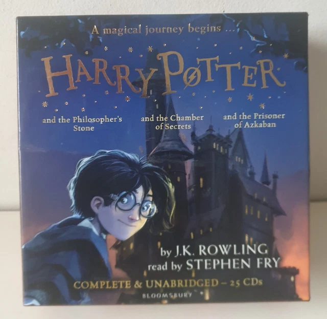HARRY POTTER 1-3 - Coffret de 25 CD complet et intégral - Stephen Fry ...