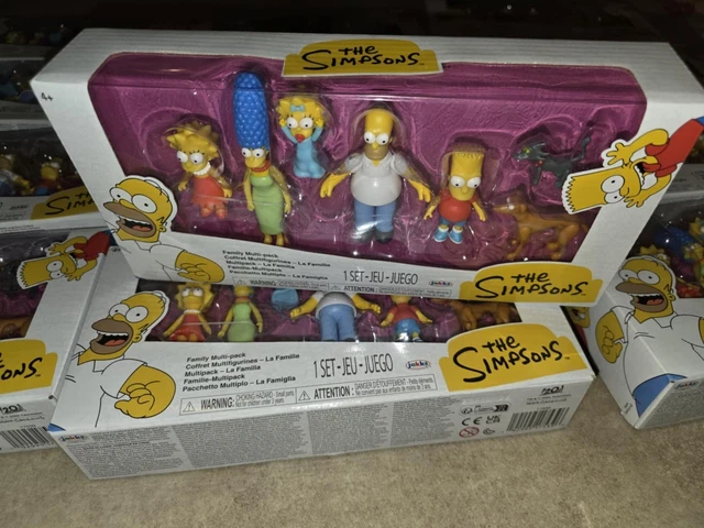 (NEW) THE SIMPSONS Action Figures Family Multi-Pack £18.29 - PicClick UK