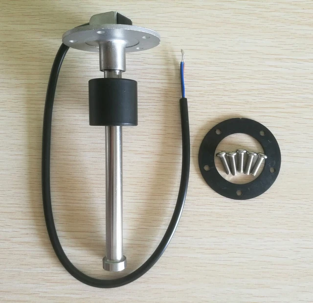 FUEL GAS LEVEL Sender Water Sender 10-180ohms 165MM Stainless SAE 5 ...
