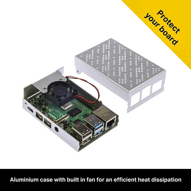 RASPBERRY PI 4 Model B 4GB Ram Premium Starter Kit Single Board ...