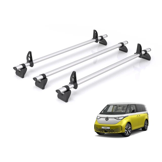 VW ID BUZZ Roof Rack For 2022+ Models 3x Volkswagen Roof Bars Rhino ...