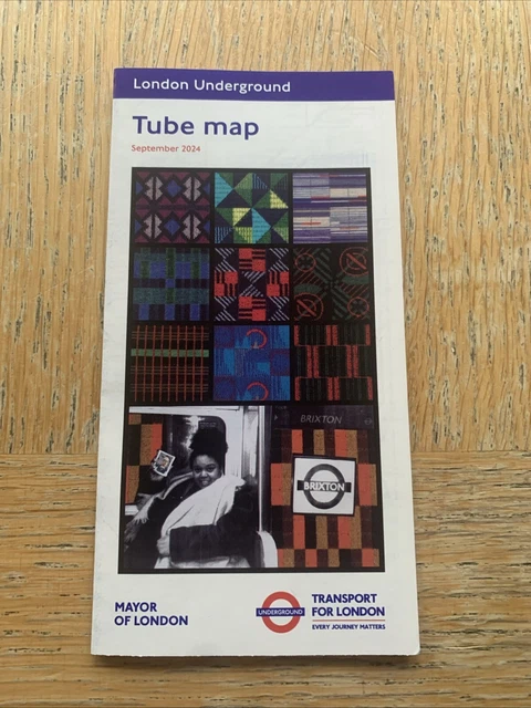 TFL/LONDON UNDERGROUND TUBE Map September 2024 ed with Mildmay Line ...