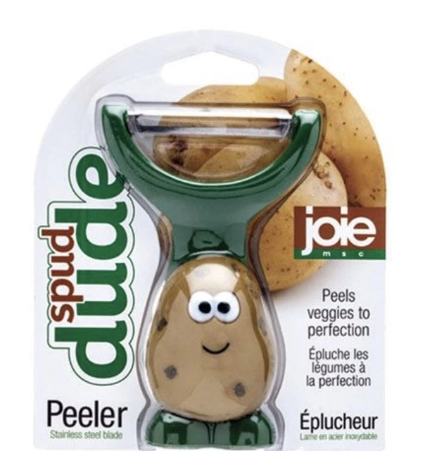 JOIE SPUD DUDE Stainless Blade Potato Shape Peeler £4.37 - PicClick UK
