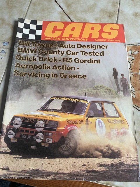 CARS AND CAR Conversions Magazine Retro August 1979 £5.99 - PicClick UK