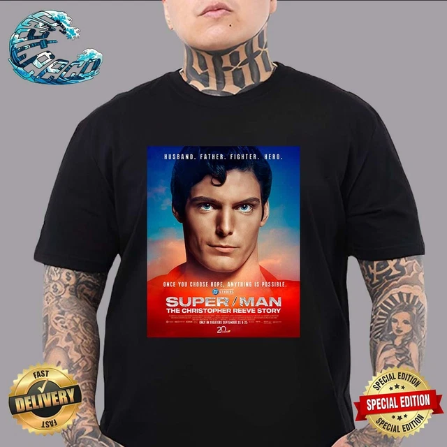 NEW FIRST POSTER For Super Man The Christopher Reeve Story T-Shirt ...