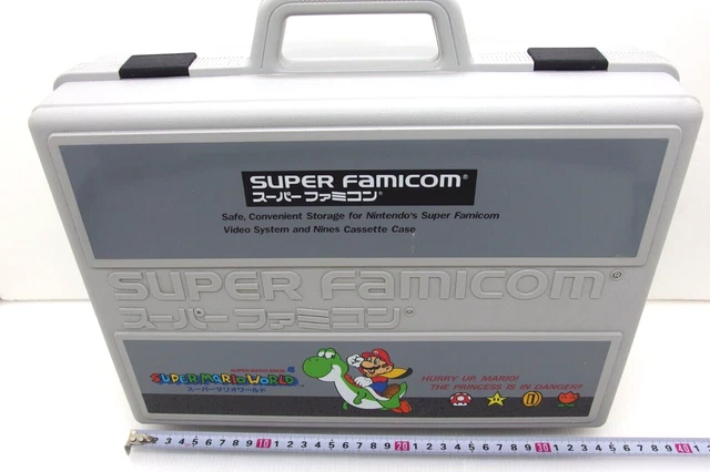 SUPER FAMICOM SUPER Mario World Console Travel Case Official Nintendo ...