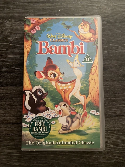 BAMBI VHS VIDEO Tape Walt Disney Classics Family Film Movie £0.99 ...
