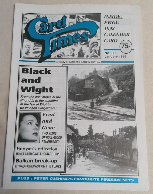 MAGAZINE - CARD Times / Formally Cigarette Card Monthly Issue #30 Jan ...