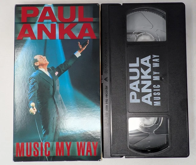 VHS: PAUL ANKA: Music My Way £6.50 - PicClick UK