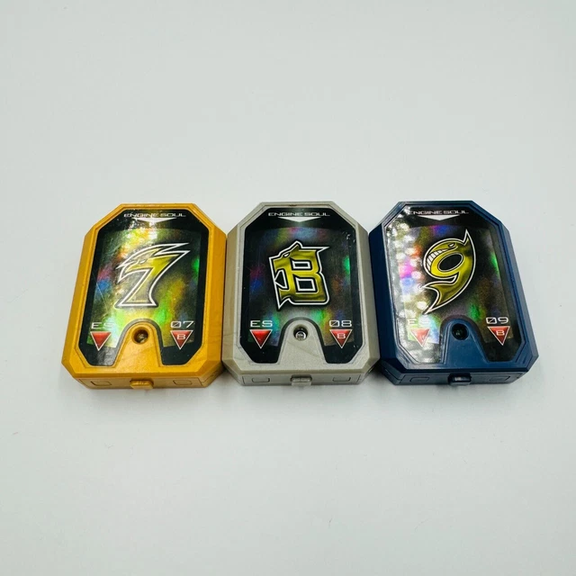 POWER RANGERS ENGINE Sentai Go-onger DX Engine Soul 7 8 9 Set Bandai ...