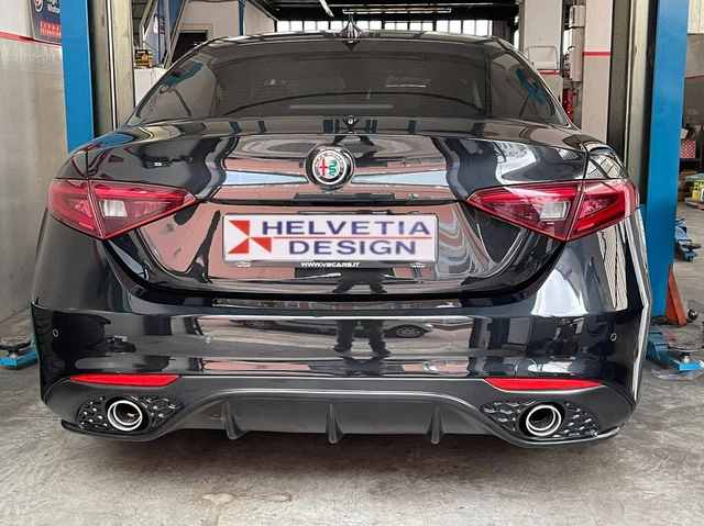 KIT ART. Q1342-TRX2 DAM Sotto Paraurti / Rear Bumper "VELOCE" Alfa ...