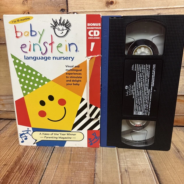 BABY EINSTEIN LANGUAGE Nursery VHS VCR Video Tape Used (No CD) $13.61 ...