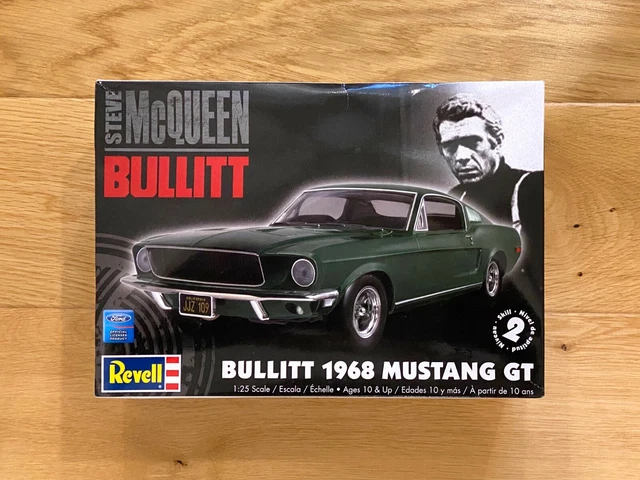 REVELL BULLITT FORD Mustang GT '68 unassembled 1/25 model kit no.85 ...