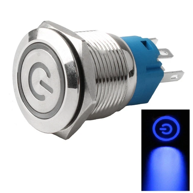 VERSATILE 19MM PUSH Button Switch with LED Self Reset Suitable for ...