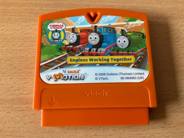 VTECH V SMILE Motion Thomas & Friends Engines Working Game Cartridge ...
