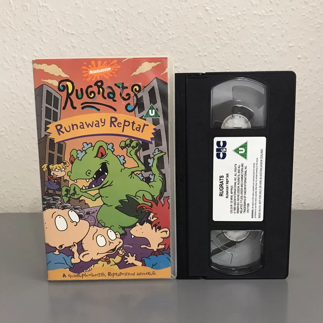 RUGRATS - VHS Video - Runaway Reptar - Nickelodeon £3.95 - PicClick UK