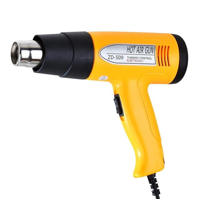 TEMPERATURE ADJUSTABLE 1500W Heat Gun £17.39 - PicClick UK