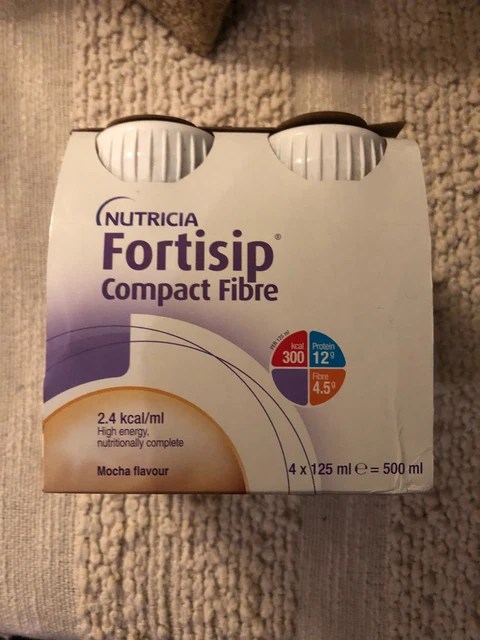 NUTRICIA FORTISIP COMPACT Fibre Mocha Flavour 24 X 125 Ml Expiry 01/02 ...