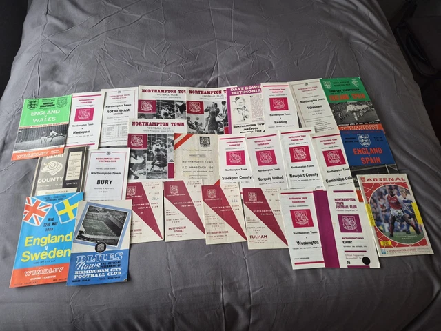 JOB LOT OF Football Programmes All Different £13.47 - PicClick UK
