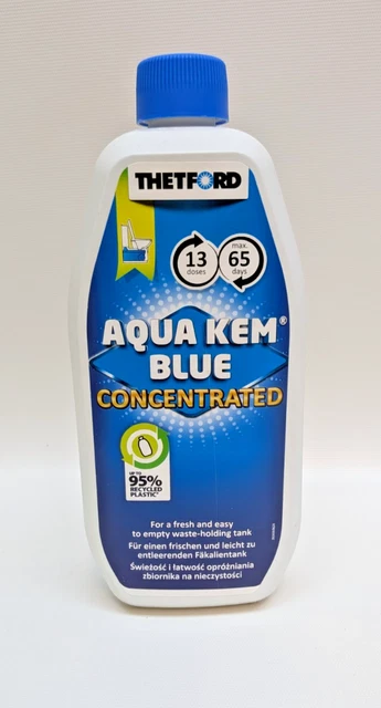 THETFORD TOILET FLUID Aqua Kem Blue Concentrated AquaKem Caravan ...