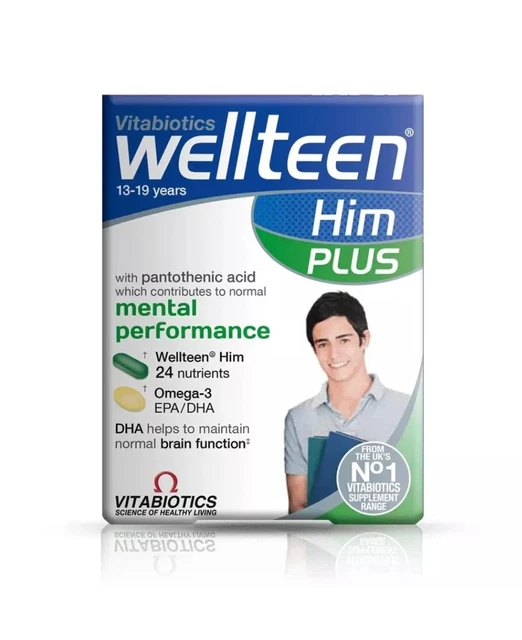 VITABIOTICS WELLTEEN HIM Plus Tablets/Capsules 56 Count. Exp 2027 £11. ...